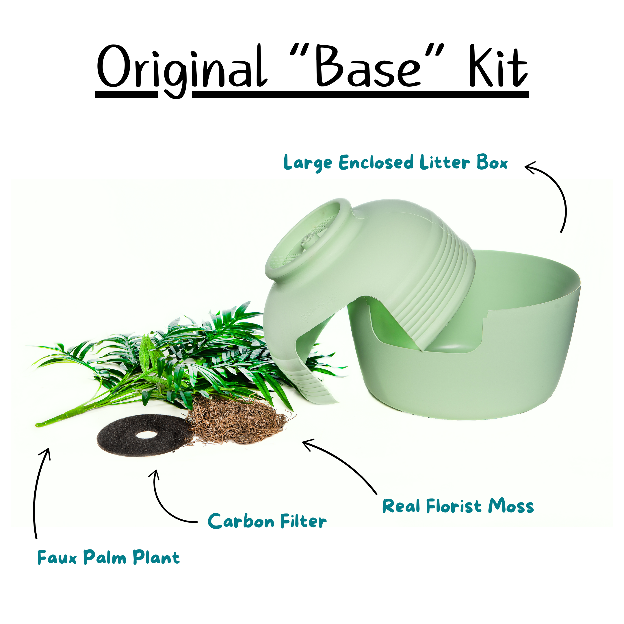 Original Litter Box Seagrass Green – Good Pet Stuff Co.